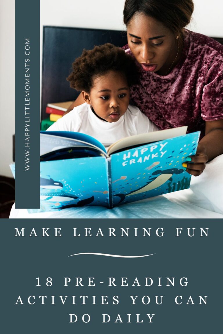 Make Learning Fun: 18 Pre-Reading Activities You Can Do Daily - Happy ...