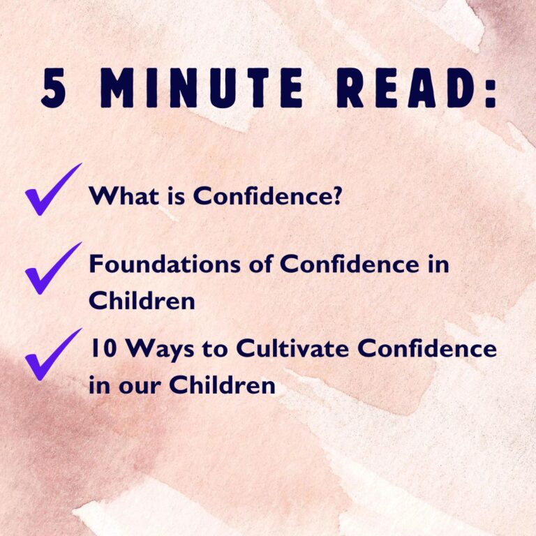 Building Confidence in Kids - Happy Little Moments